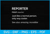 Reporter Definition Svg Design - So Fontsy