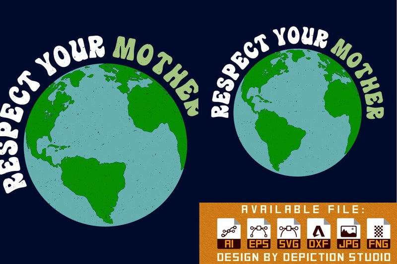 Respect Your Mother T-Shirt, Mother's Day Shirt, Mother's Day Vintage ...