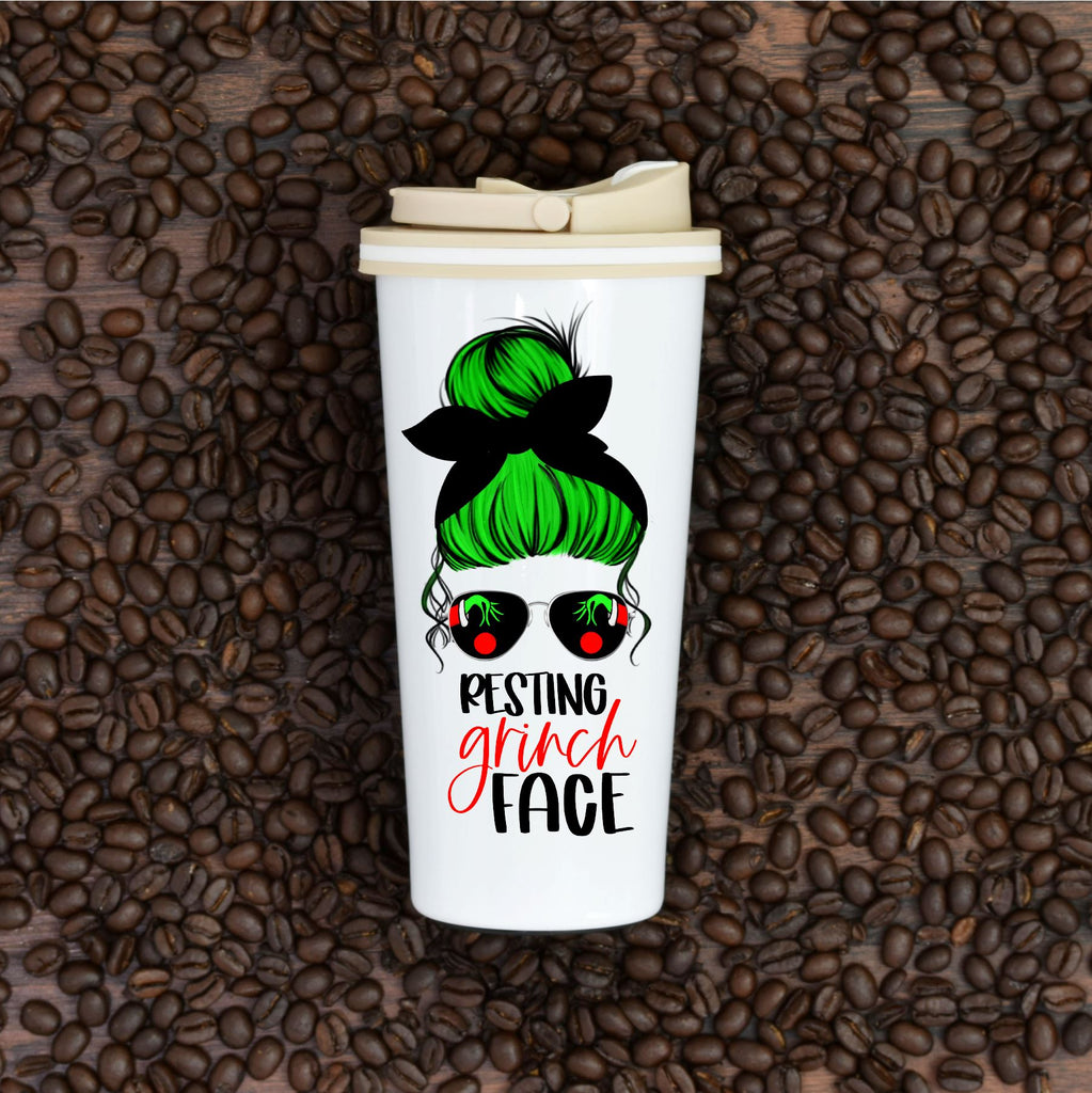 Resting Grinch Face | Christmas Sublimation PNG - So Fontsy