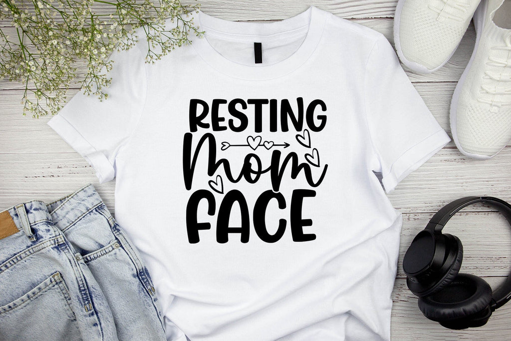 Resting Mom Face SVG - So Fontsy