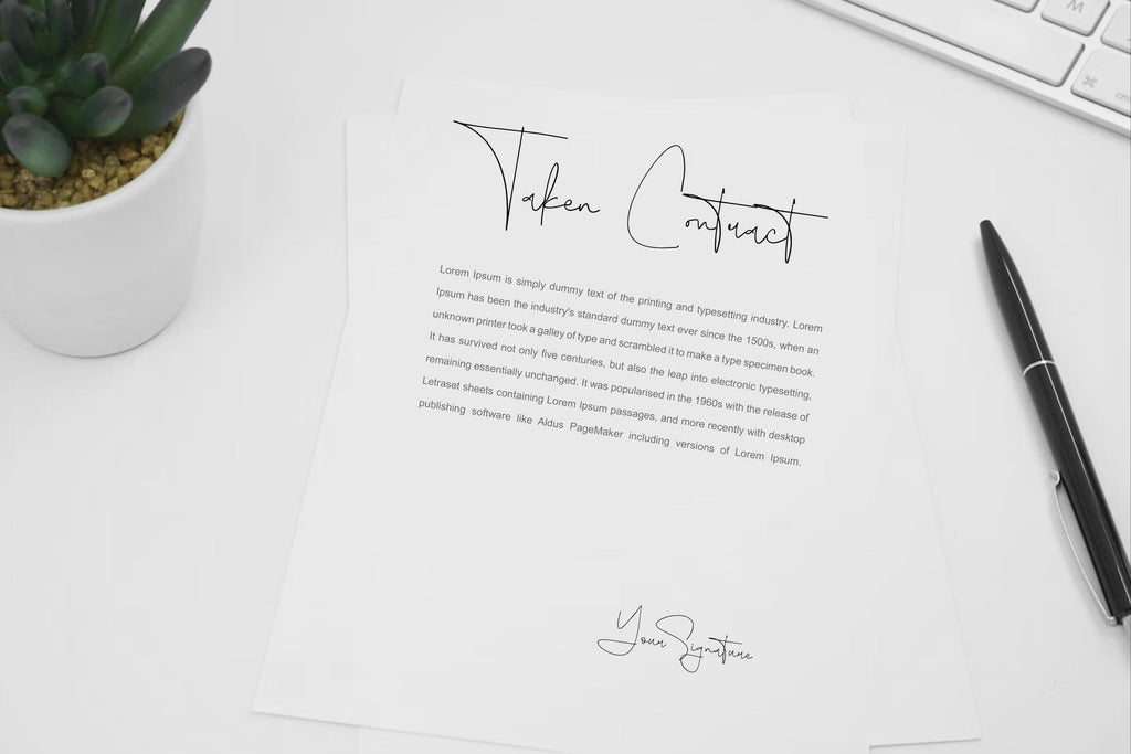 Restonasi - Realistic Signature - So Fontsy
