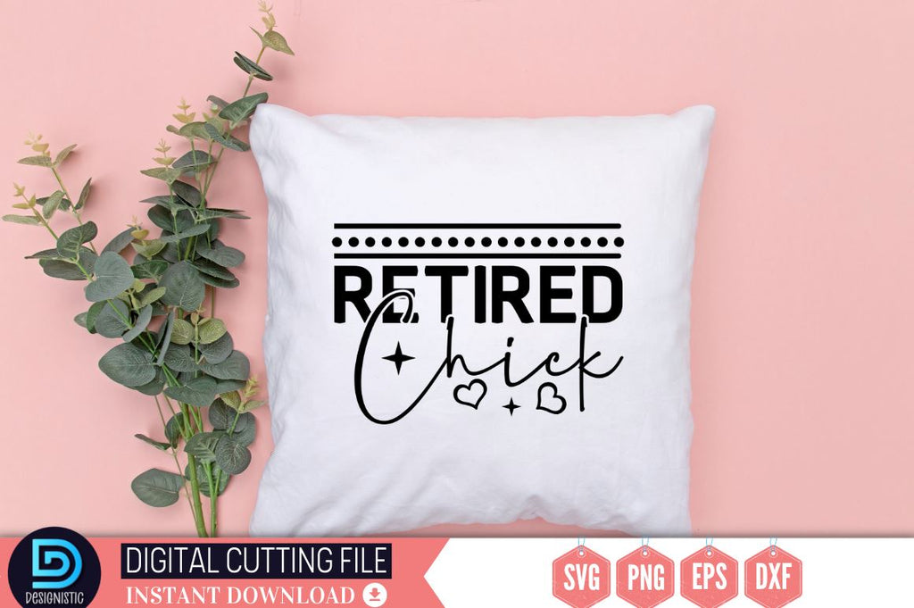 Retired chick SVG - So Fontsy