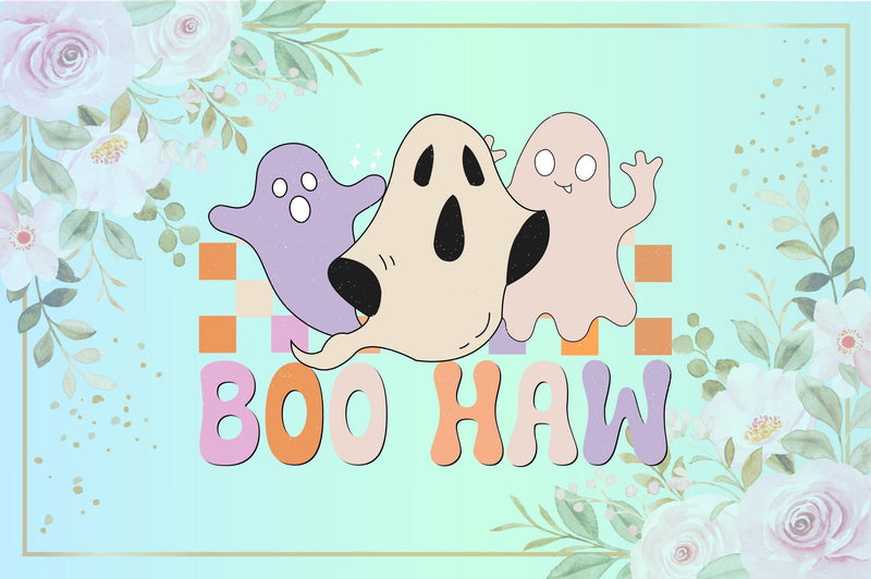 Retro Boo Haw Sublimation - So Fontsy