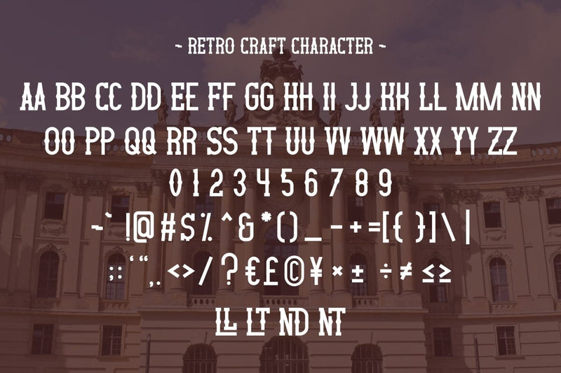 Retro Craft - Vintage Slab Serif Font - So Fontsy