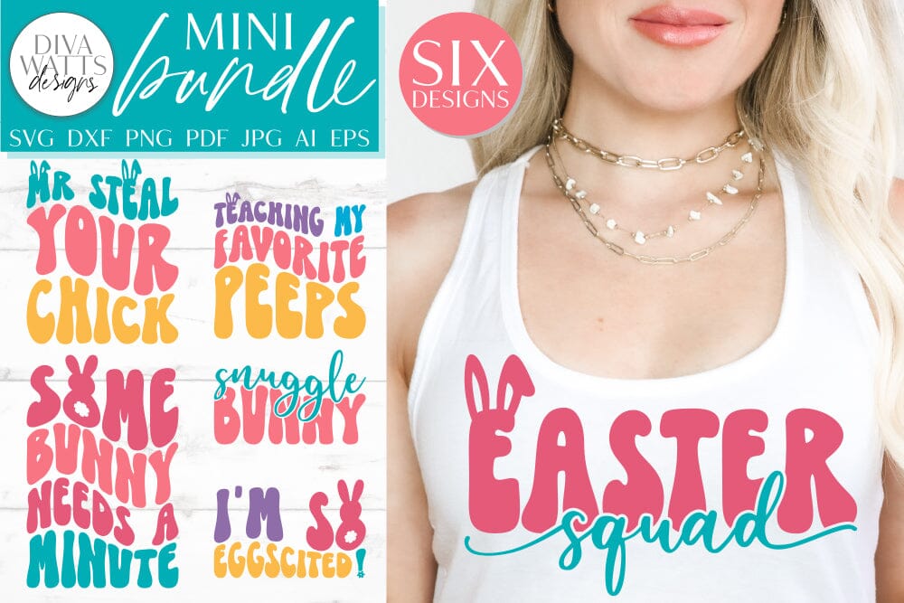 Retro Easter Mini Bundle - So Fontsy