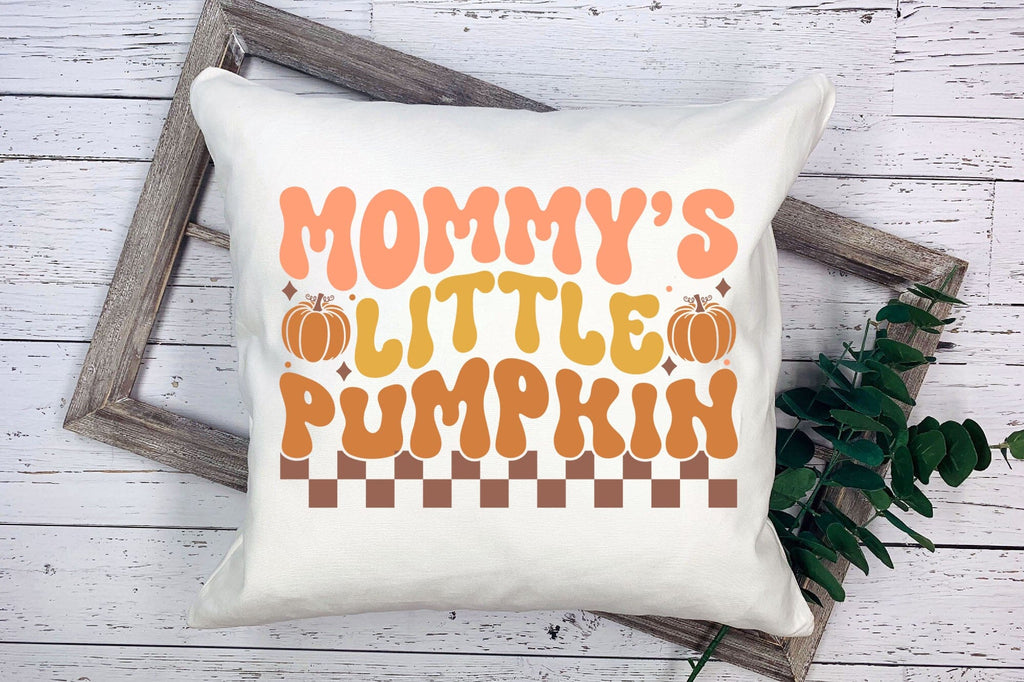 Retro Fall SVG | Mommy's Little Pumpkin - So Fontsy
