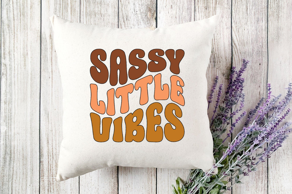 Retro Sassy Little Vibes Svg - So Fontsy