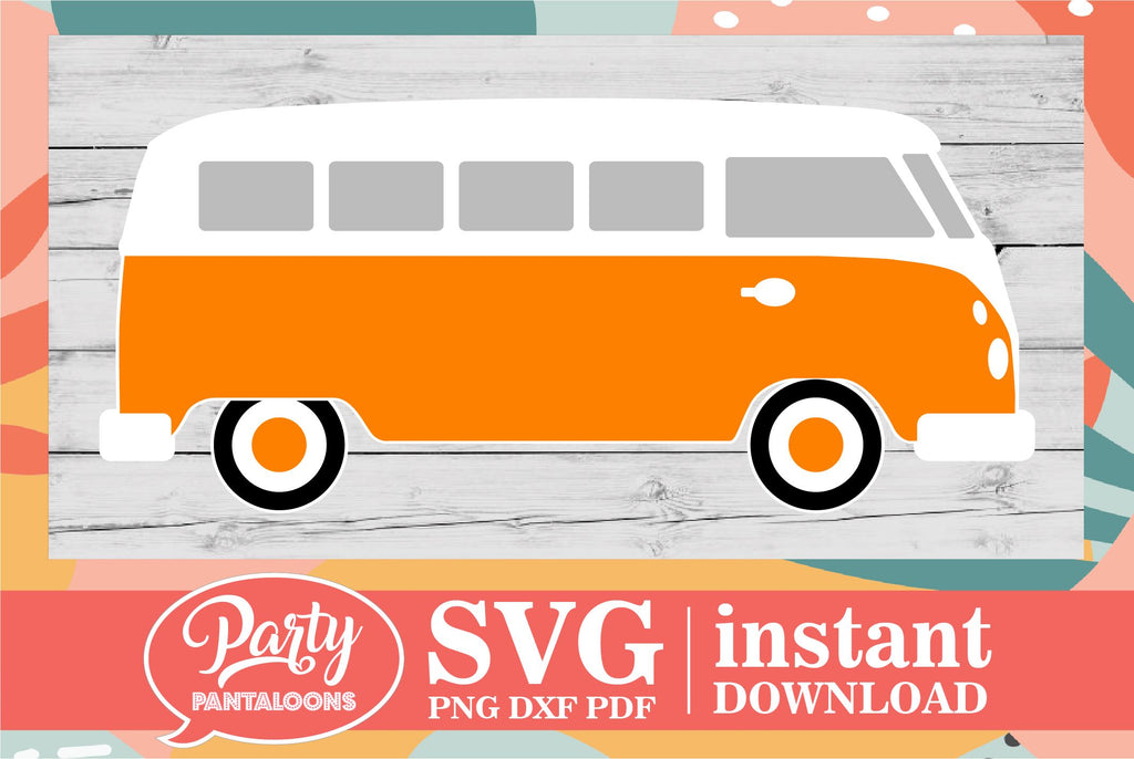 RETRO VW VAN | retro van, VW van SVG - So Fontsy