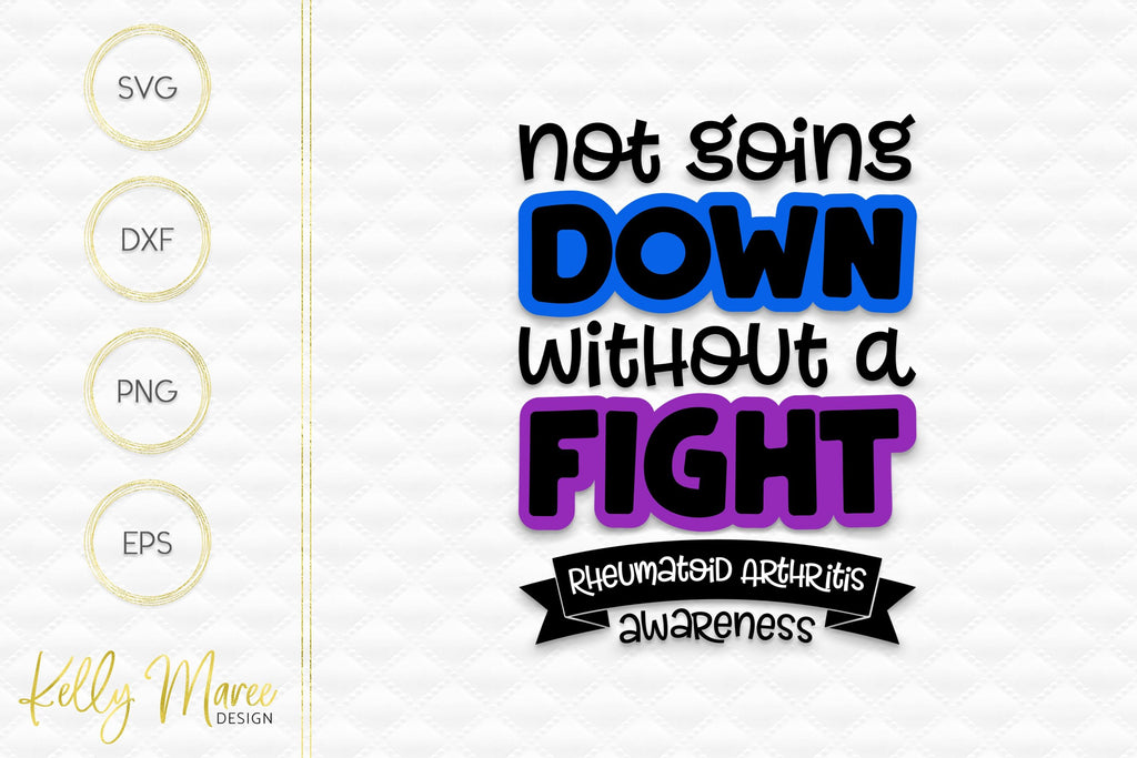 Rheumatoid Arthritis Awareness Cut File - So Fontsy