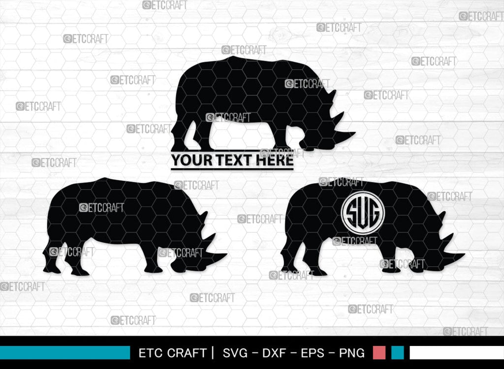 Rhinos Monogram, Rhinos Silhouette, Rhinos SVG, Rhinos Sale Svg, Rhino ...