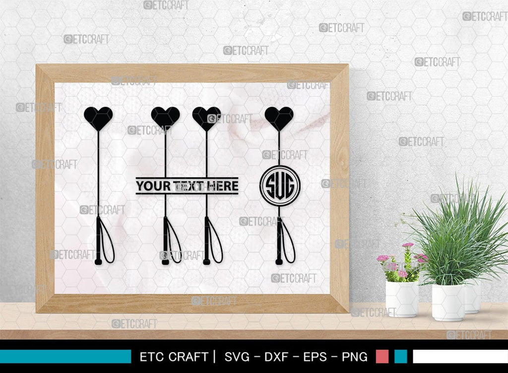 Riding Crops Monogram, Riding Crops Silhouette, Riding Crops SVG ...