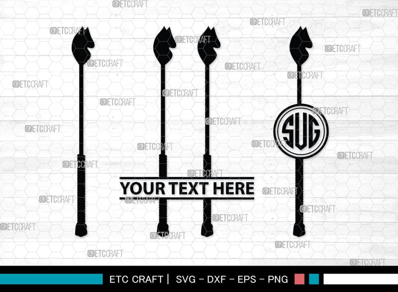 Riding Crops Monogram, Riding Crops Silhouette, Riding Crops SVG ...