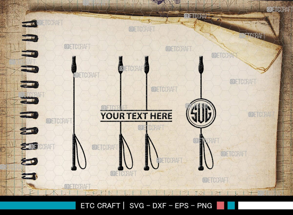 Riding Crops Monogram, Riding Crops Silhouette, Riding Crops SVG, Eque ...
