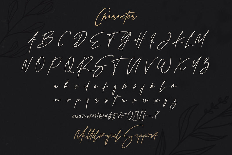 Rindu Alam - Signature Script Font - So Fontsy