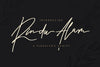 Rindu Alam - Signature Script Font - So Fontsy