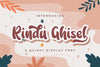 Rindu Ghisel - Quirky Script Font - So Fontsy