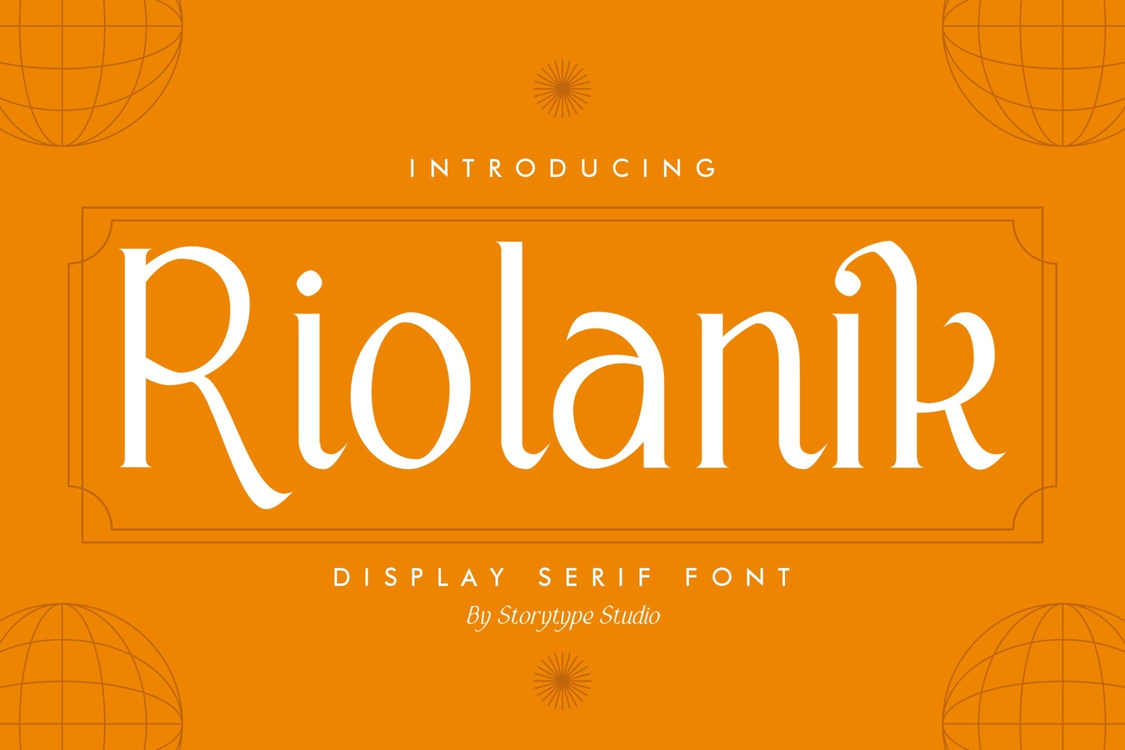 Riolanik Typeface - So Fontsy