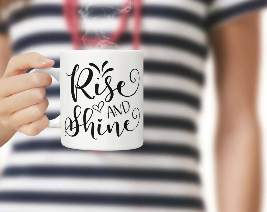 Rise and shine | Calligraphy cut file - So Fontsy