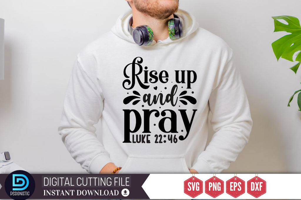 Rise up and pray SVG - So Fontsy