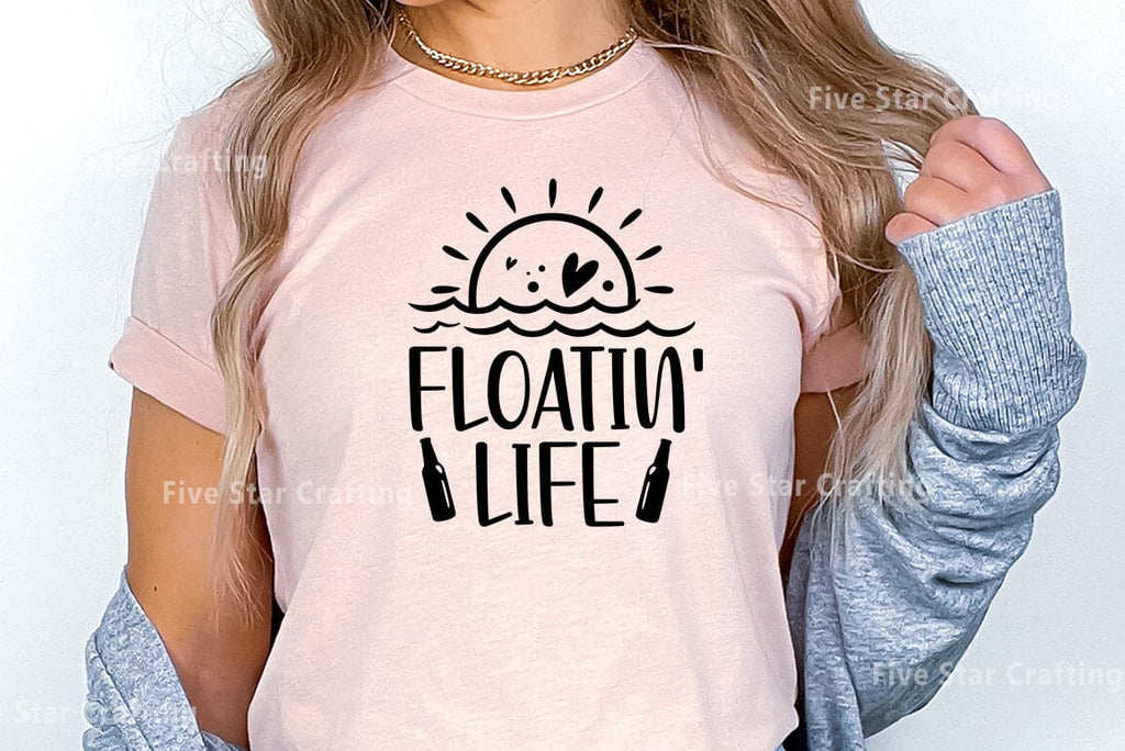 River SVG Design, Floatin' life - So Fontsy