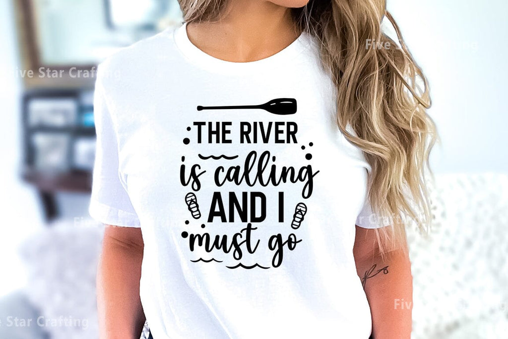 River SVG Design, The river is calling and i must go - So Fontsy