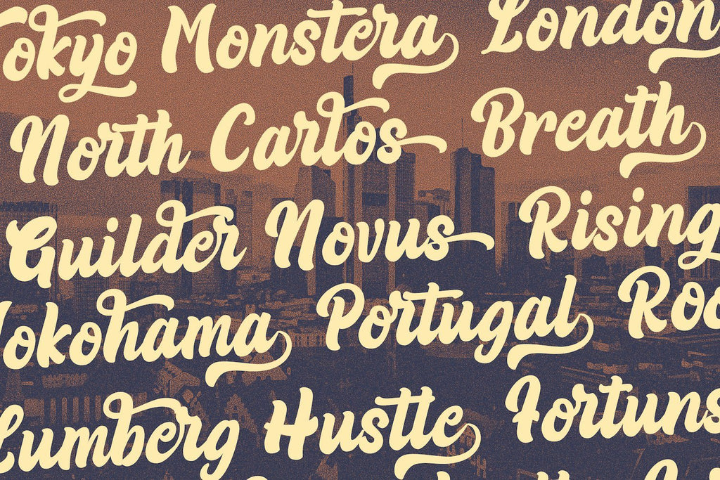 Rizta Hafiq - Retro Bold Script Font - So Fontsy