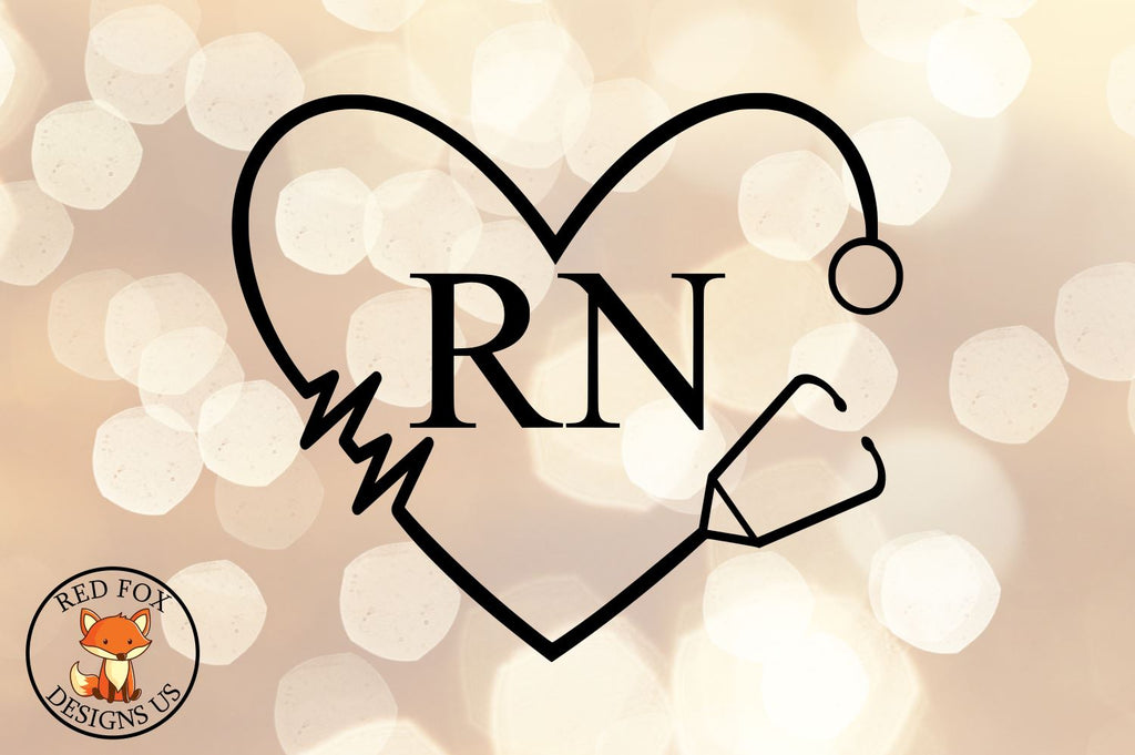 RN Nurse File, Registered Nurse Svg png dxf cut Files - So Fontsy