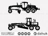 Road Grader svg, Motor Grader svg, Construction Vector, Cut file, for ...