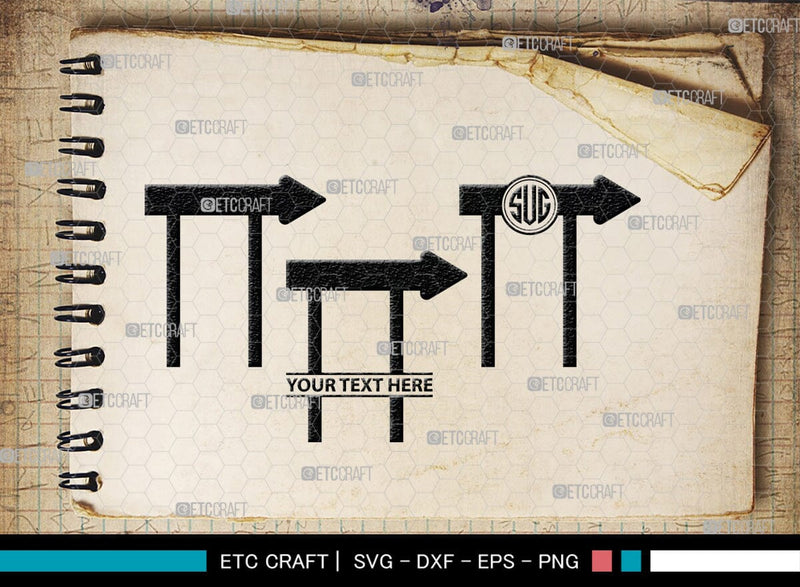 Road Sign Monogram, Road Sign Silhouette, Road Sign SVG, Highway Sign ...