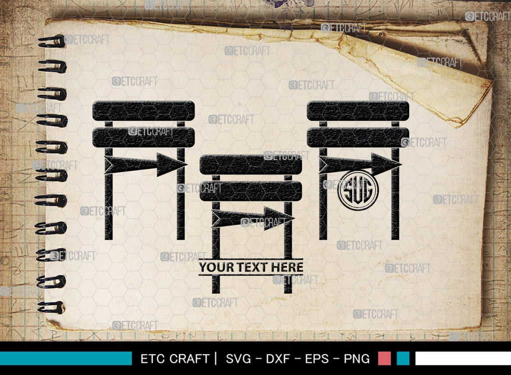 Road Sign Monogram, Road Sign Silhouette, Road Sign SVG, Highway Sign ...