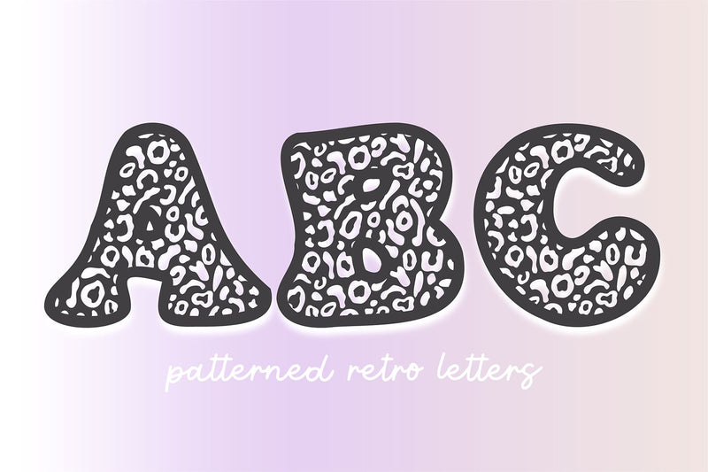 Roar Animal Print Leopard Font - So Fontsy