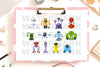 Robots Clipart Bundle, Robots Vector Graphics Set - So Fontsy