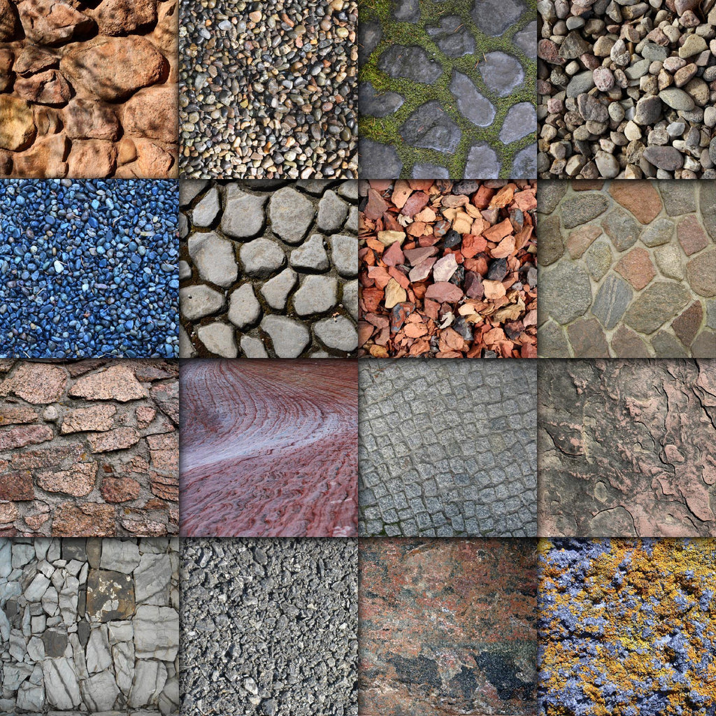 Rock and Stone Textures Digital Paper - So Fontsy