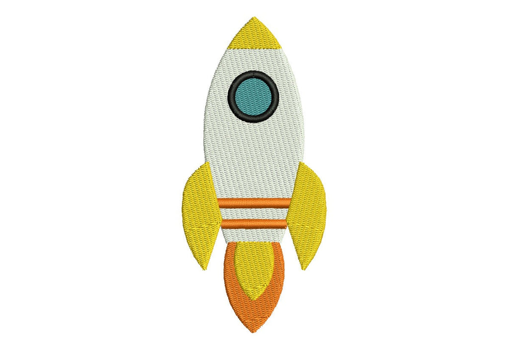 Rocket Embroidery Design. Rocket mini. Machine Embroidery Design. Rock ...