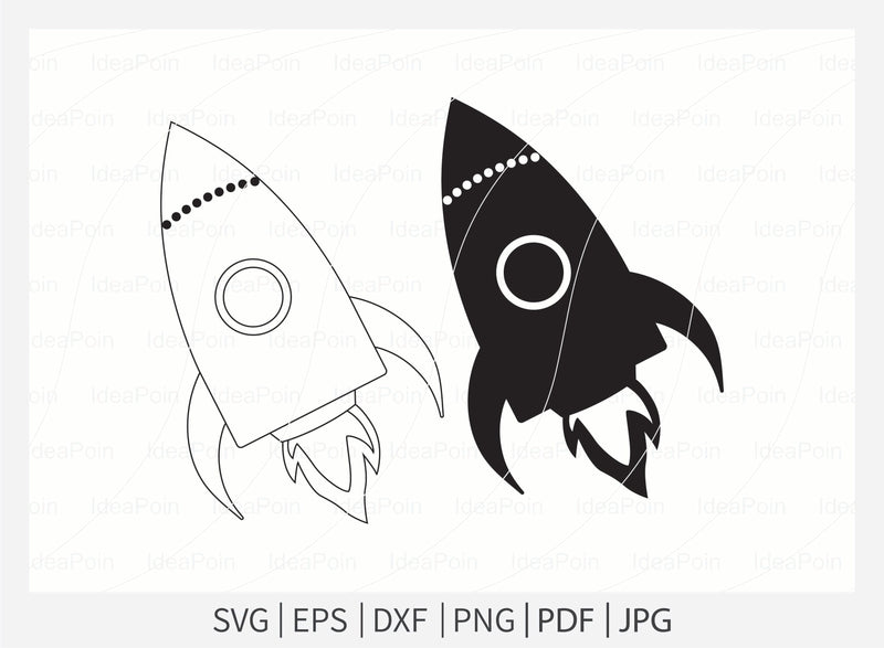 Rocket svg, Rocket svg Bundle, Spaceship Svg, Rocket Clipart, Mid ...