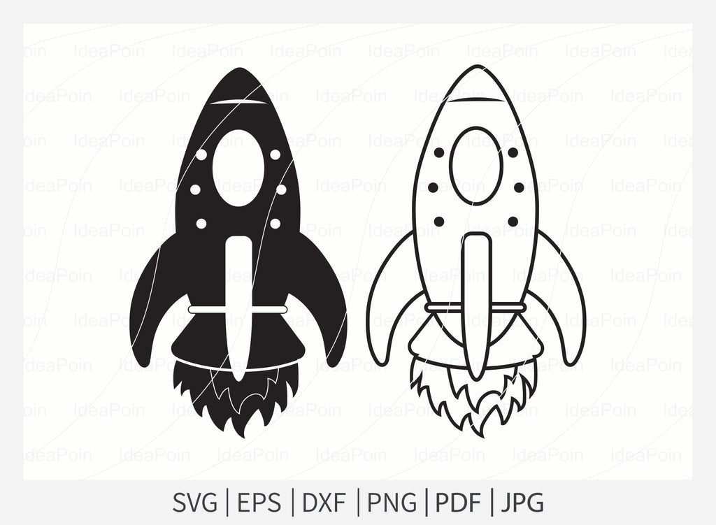 Rocket svg, Rocket svg Bundle, Spaceship Svg, Rocket Clipart, Mid ...