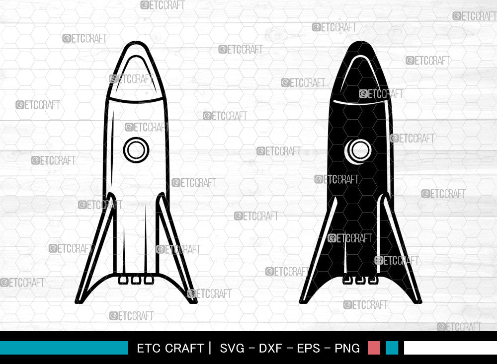 Rocket SVG, Rocket SVG, Rocket ship Svg, Spaceship Svg, Rocket Launch ...