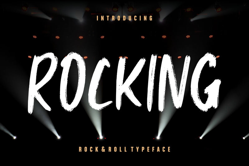 Rocking Rock & Roll Typeface - So Fontsy