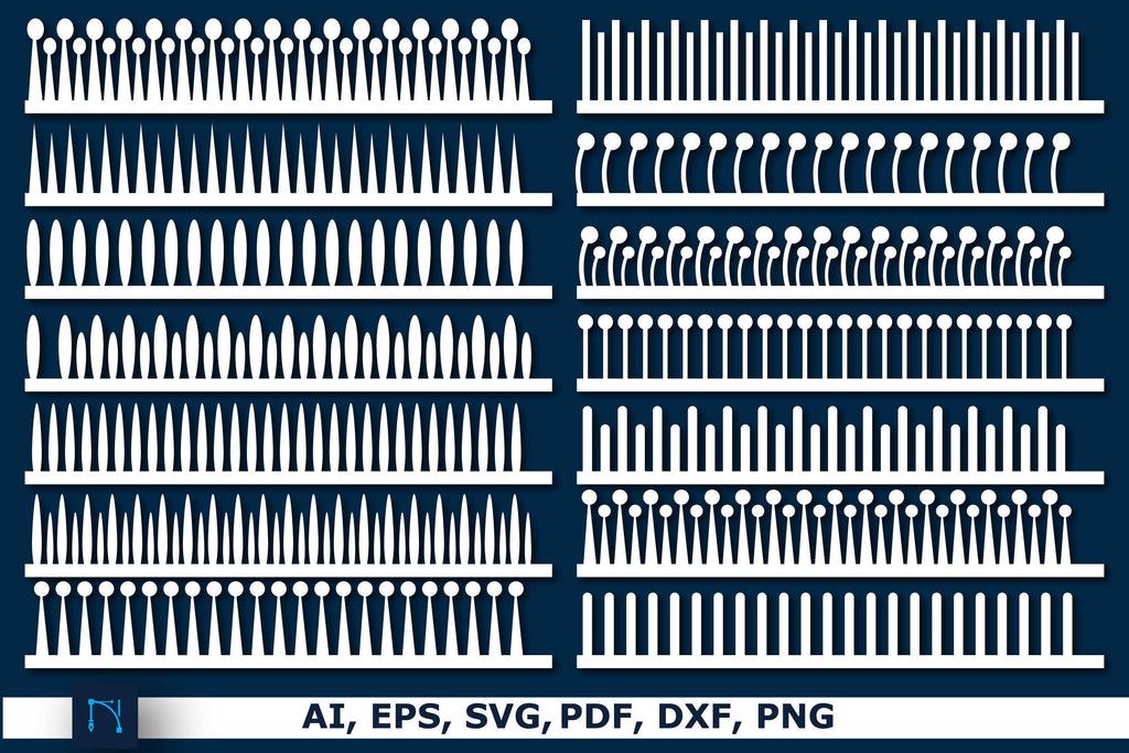 Rolled Fringe Stamen Paper Flower SVG Bundle - So Fontsy