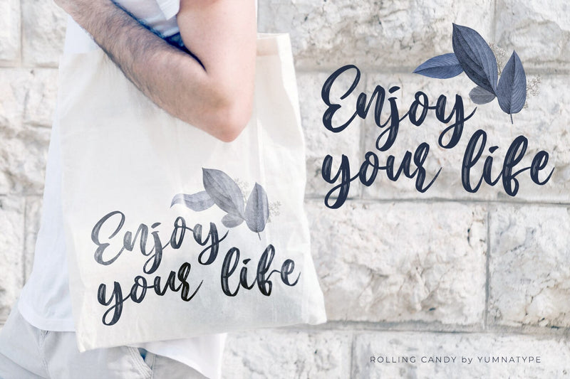 Rolling Candy-Beautiful Handwritten Font - So Fontsy