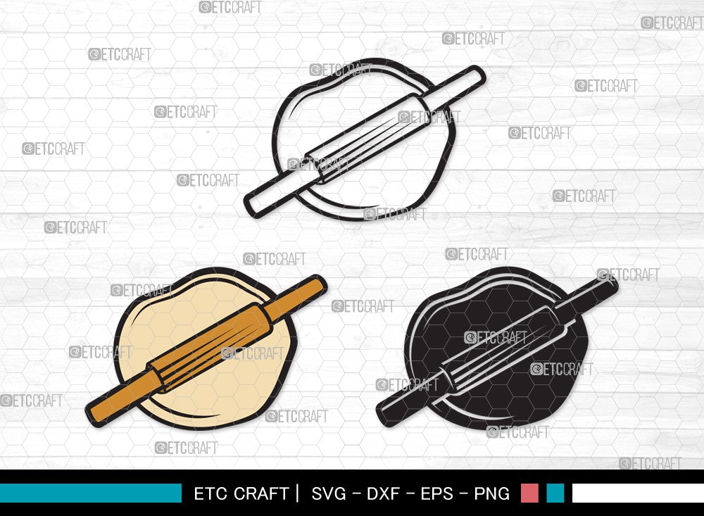 Rolling SVG | Kitchen Svg | Baking Svg | Bundle | Rolling Pin Clipart ...