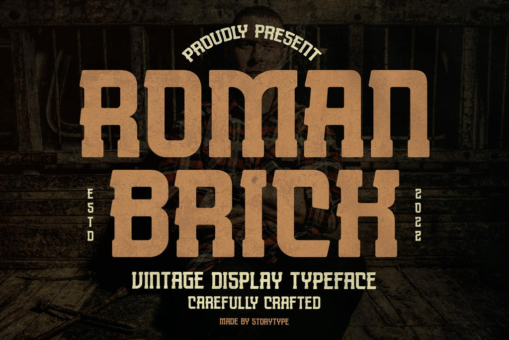 ROMAN BRICK Typeface - So Fontsy