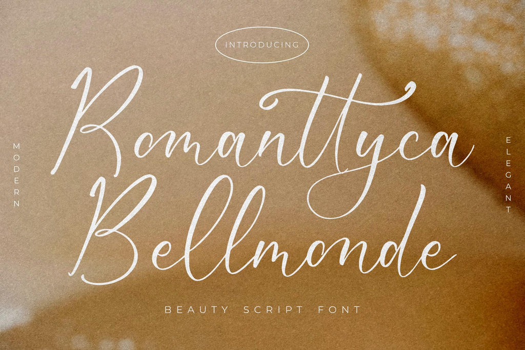 Romanttyca Bellmonde - Beauty Script Font - So Fontsy