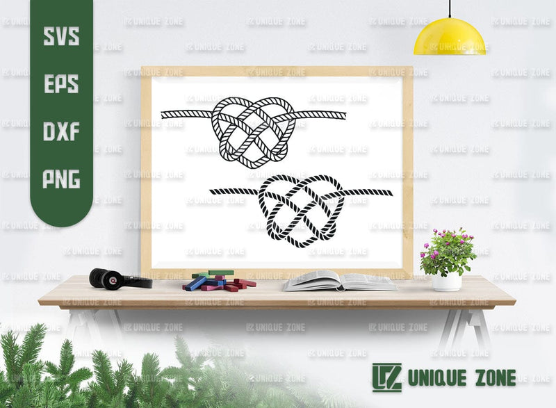 Rope Knot Silhouette Bundle, Nautical Knot SVG, Boat Knots Svg, Anchor ...