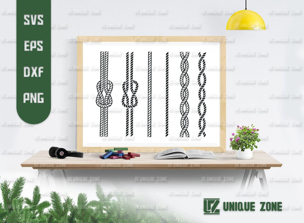 Rope Knot Silhouette Bundle, Nautical Knot SVG, Boat Knots Svg, Anchor ...