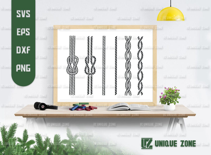 Rope Knot Silhouette Bundle, Nautical Knot SVG, Boat Knots Svg, Anchor ...