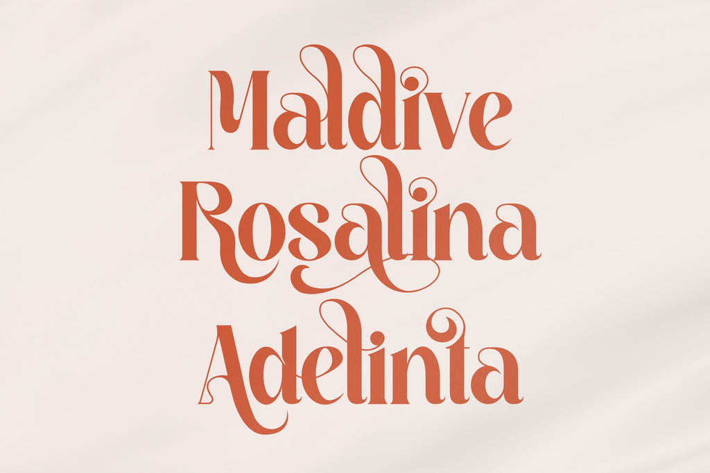 Rosalia Typeface - So Fontsy