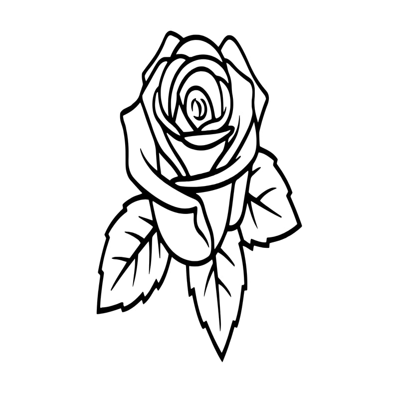 Rose Flower vector clip art - So Fontsy