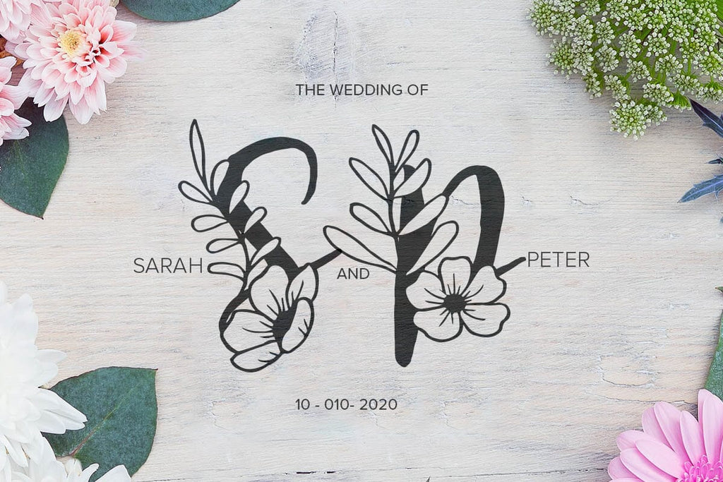 Rose Monogram - So Fontsy