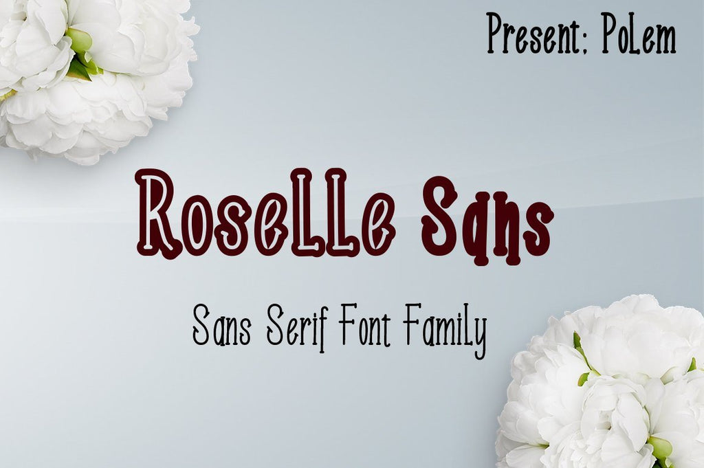 Roselle Font Family - So Fontsy